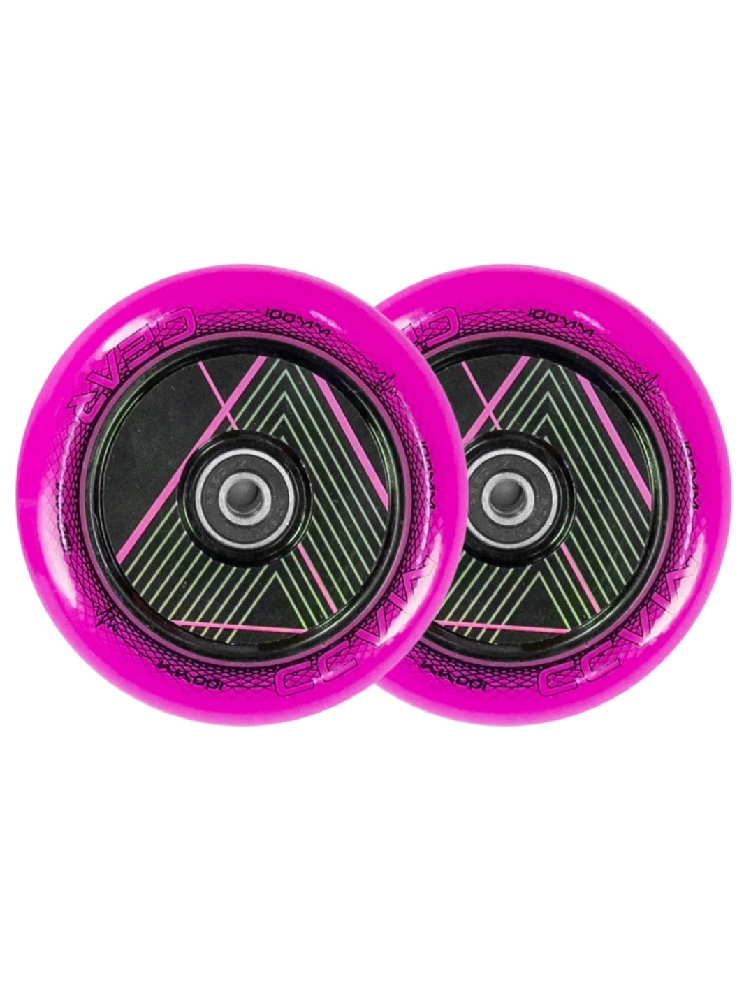 Madd Gear 100mm Raven Hollow Core Wheels Pink – Madd Gear Aus